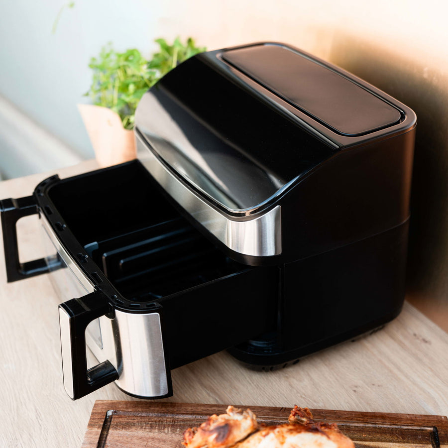 DualFry Fusion Airfryer 10,5L – inkl. 2 skuffer à 4,5L | Sobczyk – caspersobczyk.dk